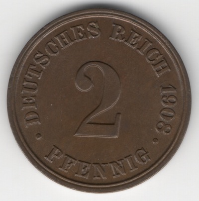 German Empire 2 Pfennig - Coin catalog online