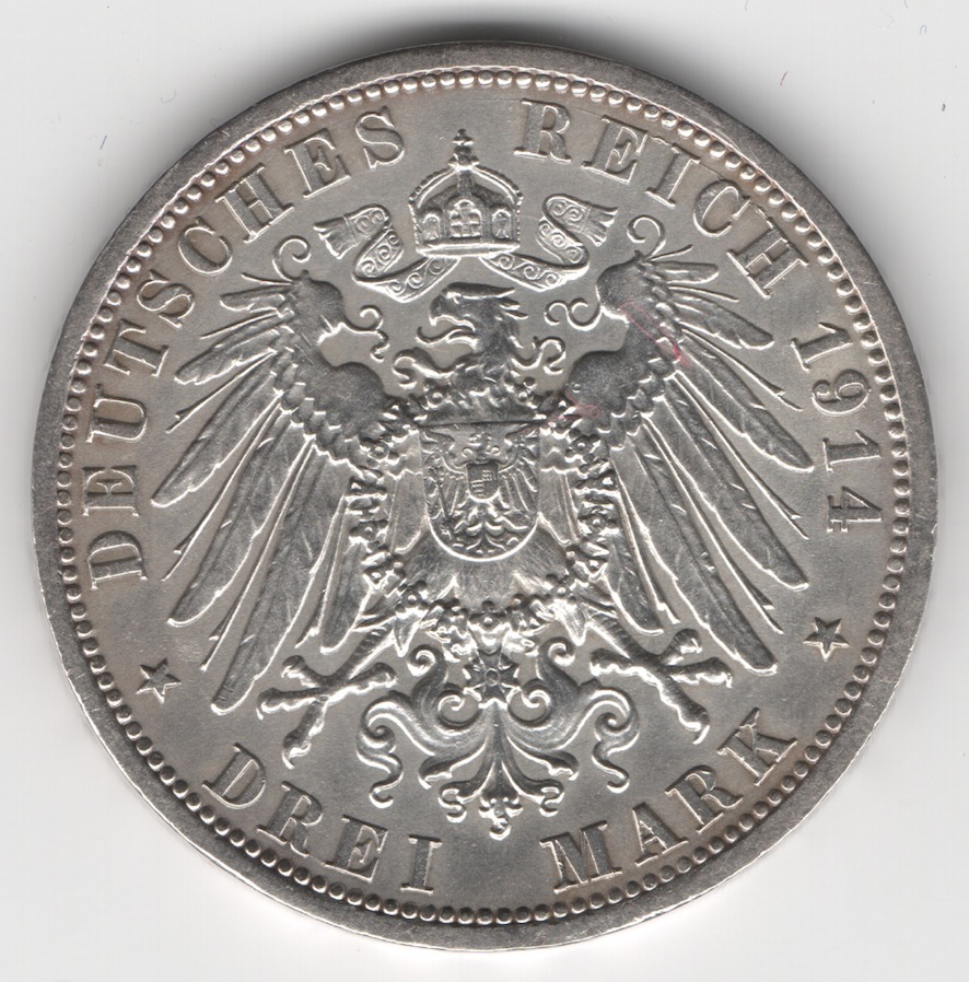 German States - Prussia 3 Mark