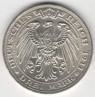 German States - Prussia 3 Mark