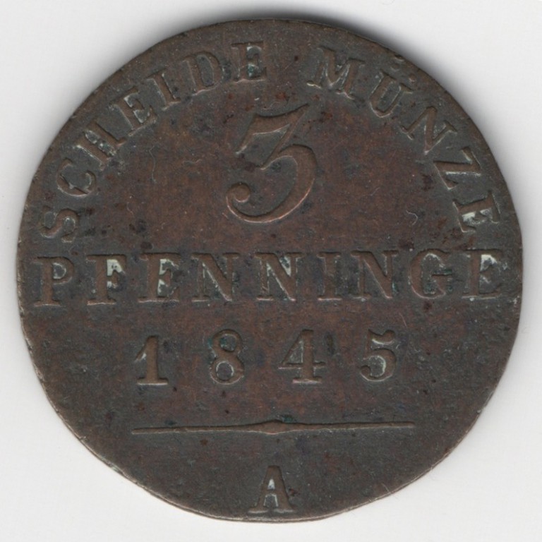 Prussia 3 Pfennige - Coin catalog online
