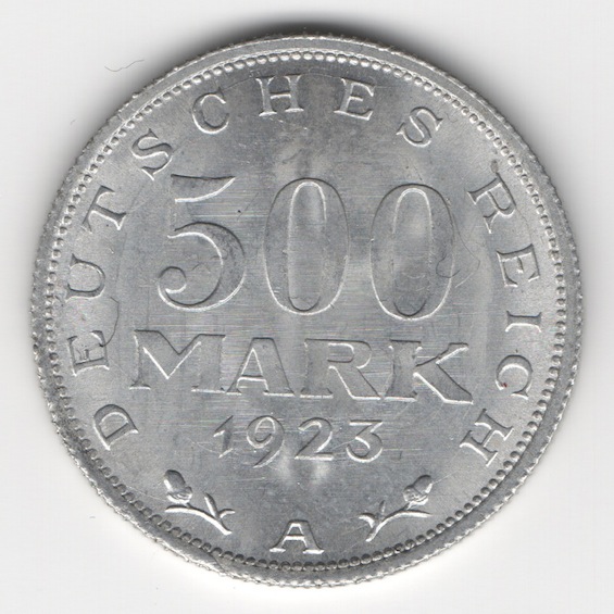 Weimar Republic 500 Mark - Coin catalog online